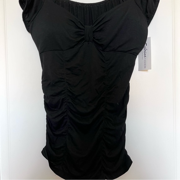 Sabrina | Tops | Sabrina Top Black Padded Bust | Poshmark